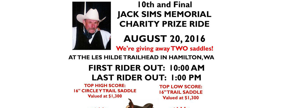 10th & Final Jack Sims Memorial Charity Prize Ride August 20th - - The ...