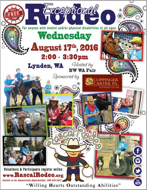 3rd Annual Rascal Rodeo – Wednesday 8/17 – Lynden, WA - - The Northwest ...